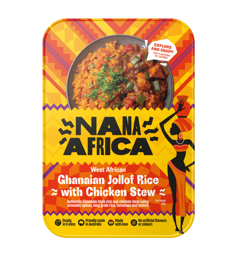 West African Ghanaian Jollof Rice With Chicken Stew - Nana Africa